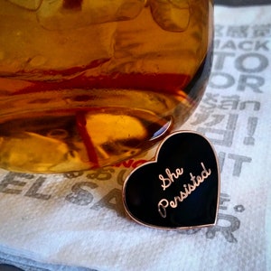 She Persisted Enamel Pin: Black Variations - Etsy