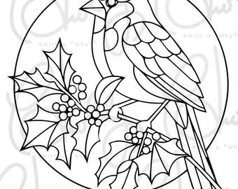 Snowflake Stained Glass Templates | Downloadable PDF Patterns for ...
