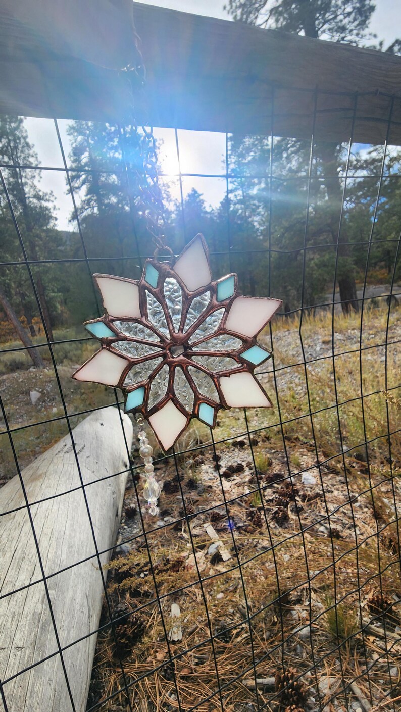 Snowflake Stained Glass Templates | Downloadable PDF Patterns for ...