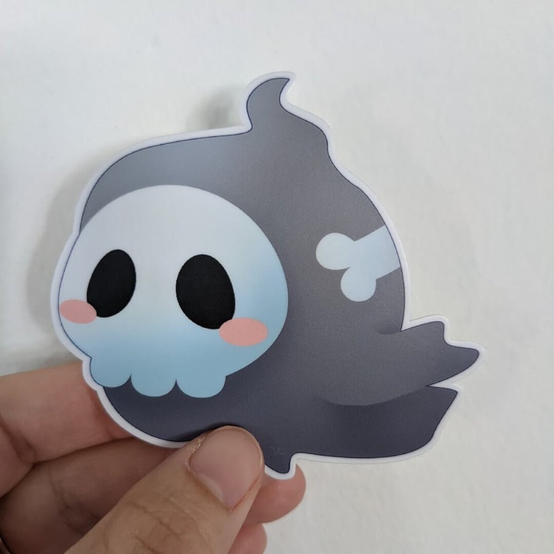 Cute Pokemon Duskull 3x3" Vinyl Stickers - Etsy