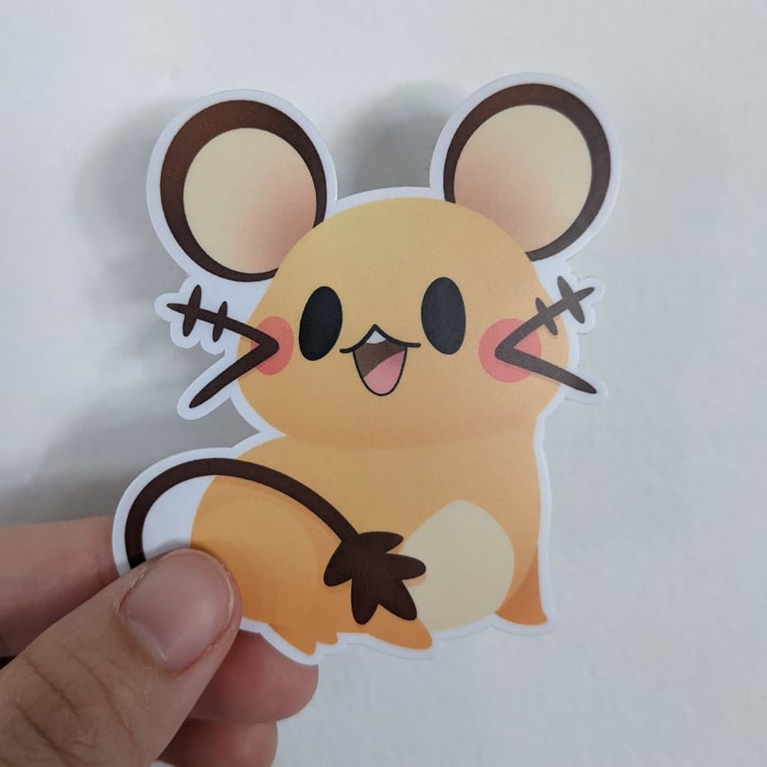 Cute Pokemon Dedenne 3x3" Vinyl Stickers - Etsy