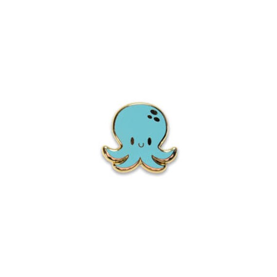 Cute Octopus Get Kraken 1 Inch Hard Enamel Pin | Etsy