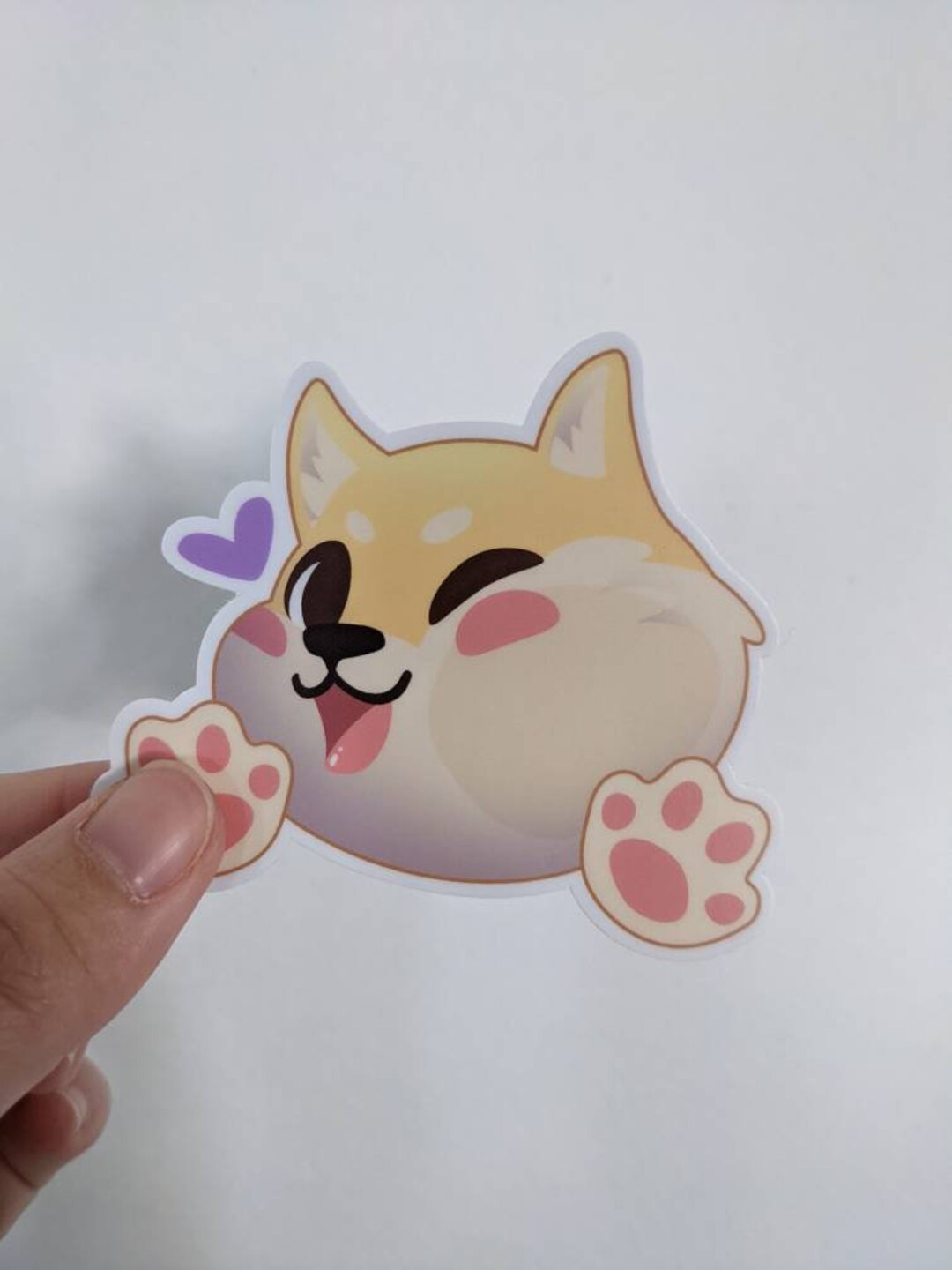 Cute Shiba Squish Face 3x3" Spooky Vinyl Sticker - Etsy