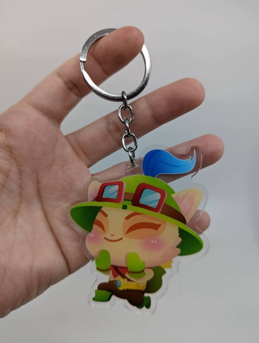 League of Legends Teemo Key Chain Key Ring 3 Inches Charm - Etsy