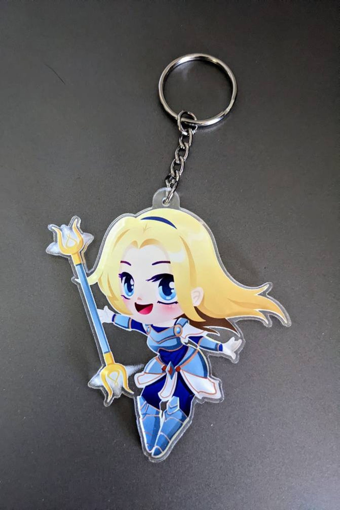 League of Legends Lux Key Chain Key Ring 3 Inches Charm - Etsy