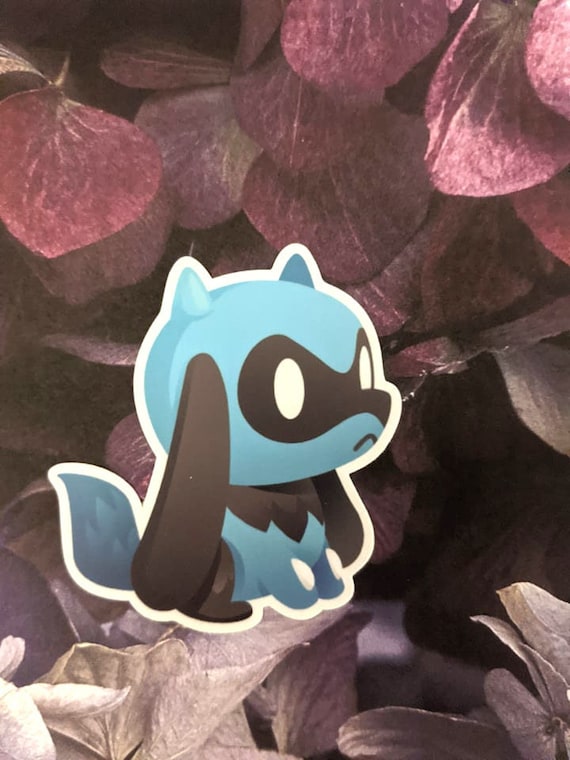Cute Pokemon Riolu 3x3 Vinyl Stickers - Etsy