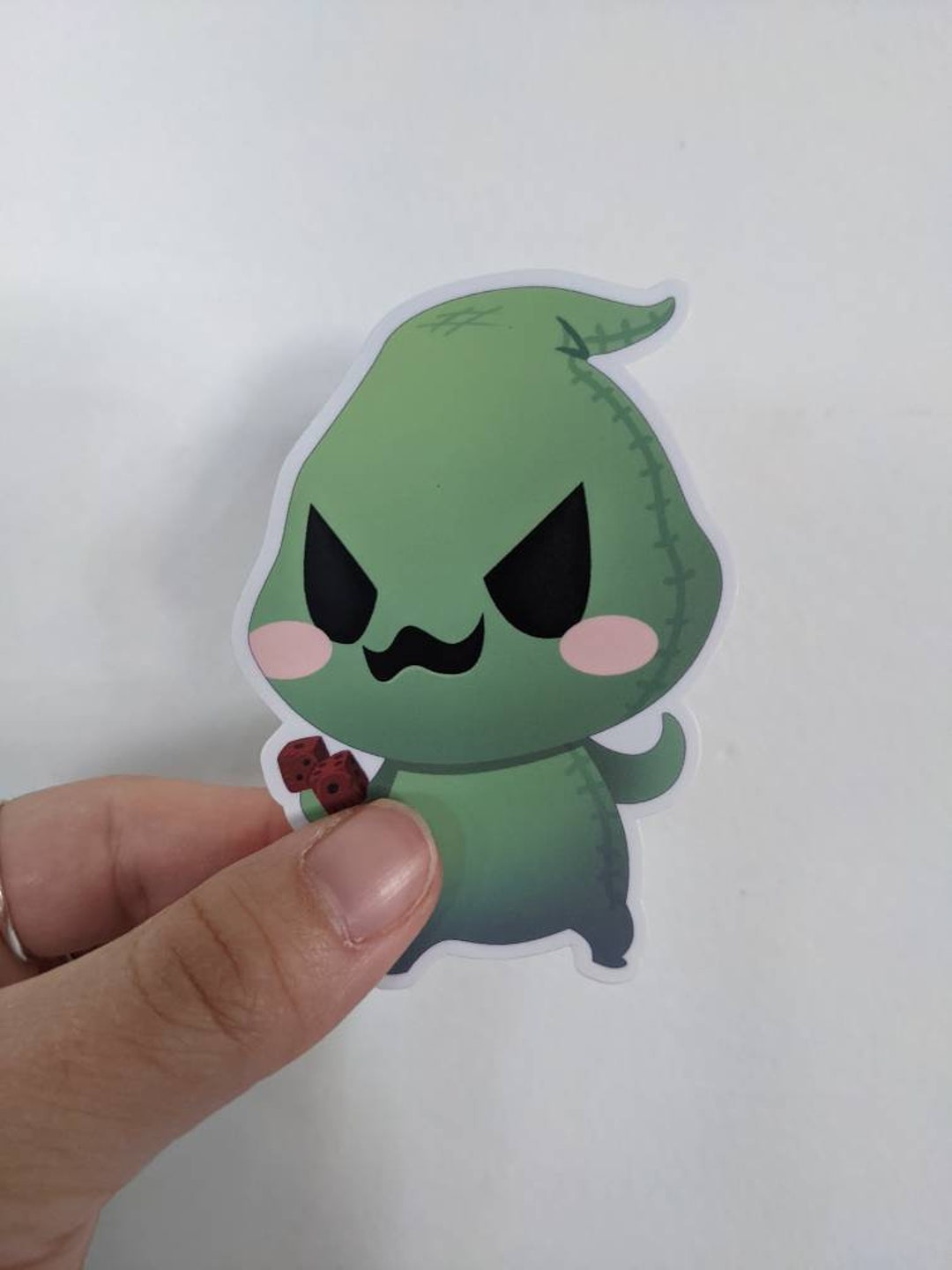 Cute Oogie Boogie Nightmare Before Christmas 3x3" Spooky Vinyl Sticker ...