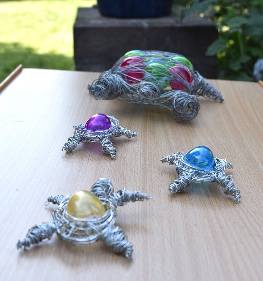 Little Turtle Iron Wire Sculpture - Etsy