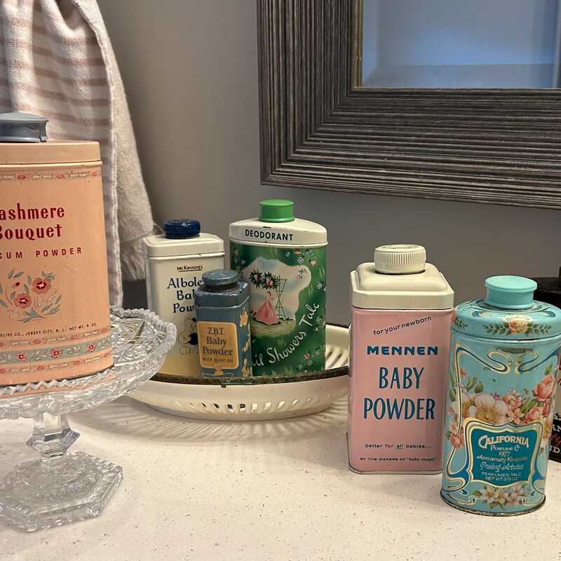 Talcum Powder Tin - Etsy