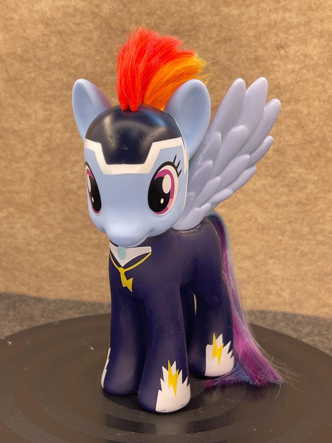 My Little Pony G4 V Power Pony Superhero Rainbow Dash Large 15cm Tall 6 ...