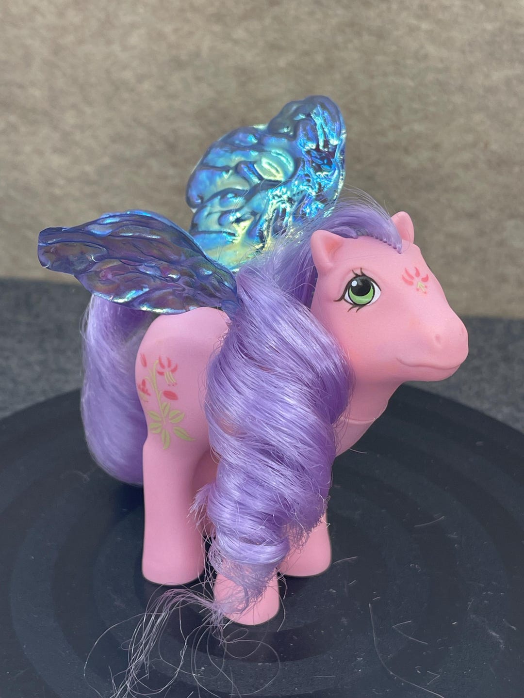 My Little Pony G1 Vintage Flutter Pony Lily With Custom Opal Wings - Etsy
