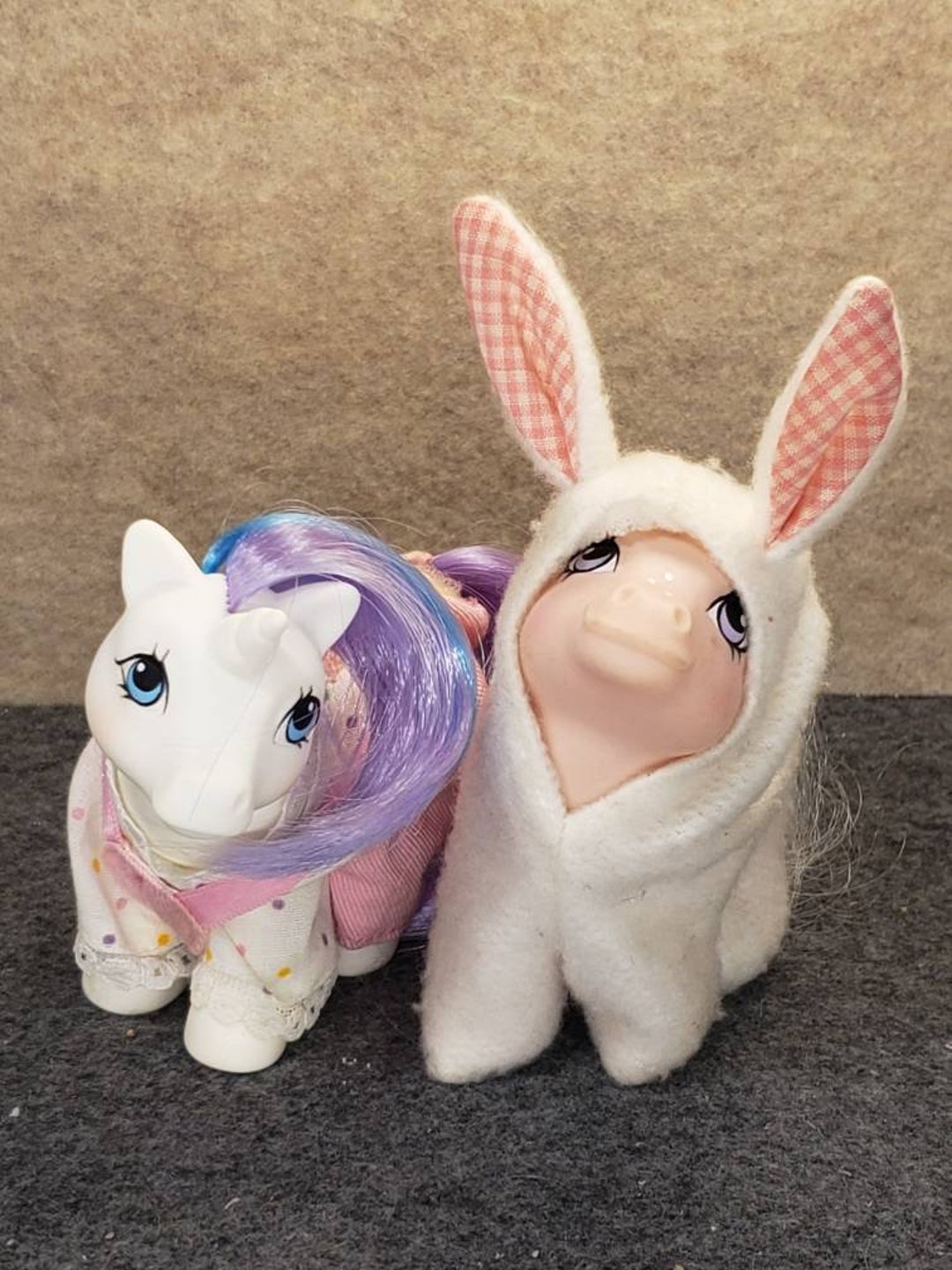 My Little Pony G1 Vintage Pony Clothes Bunny and Overalls Outfit - Etsy