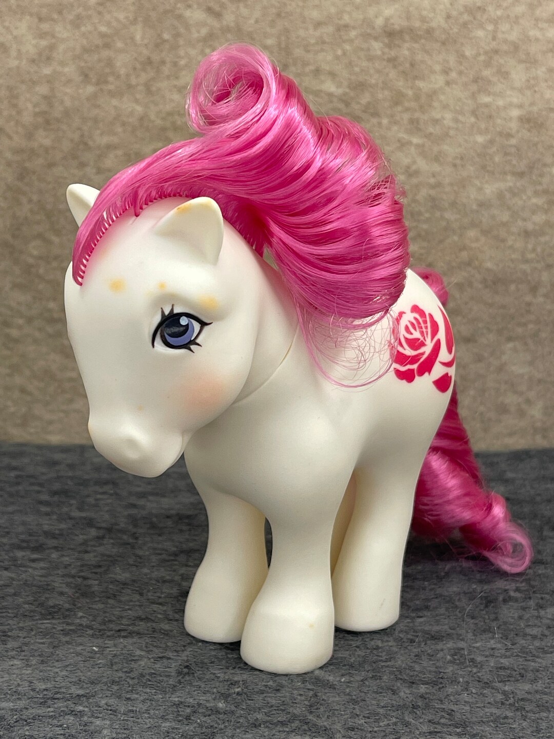 My Little Pony G1 Vintage Birthday Flower Pony June Rose - Etsy