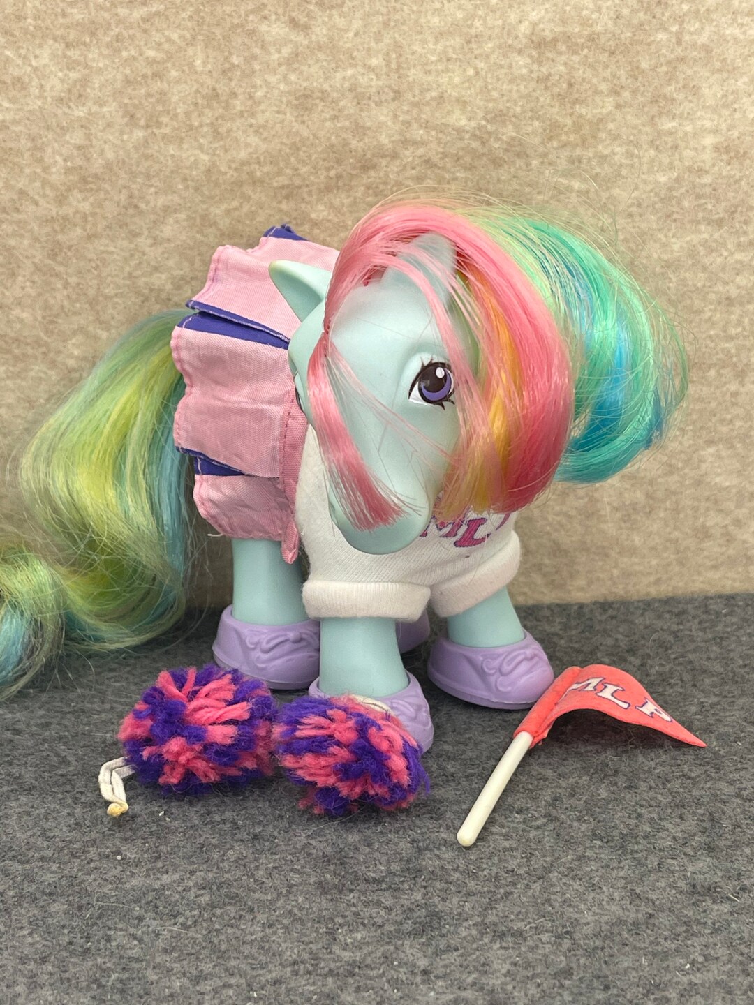 My Little Pony G1 Vintage Pony Wear Cheerleader Pompom Pony - Etsy