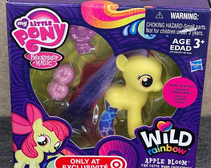 My Little Pony G4 NIB in Original Box Wild Rainbow Apple Bloom Toys R ...