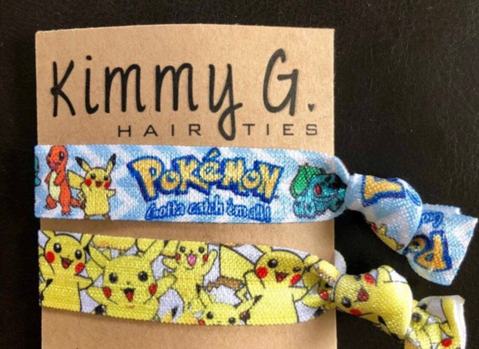 Pokemon Elastic Hair Tie Set/pokemon Party Favors/party Favors - Etsy