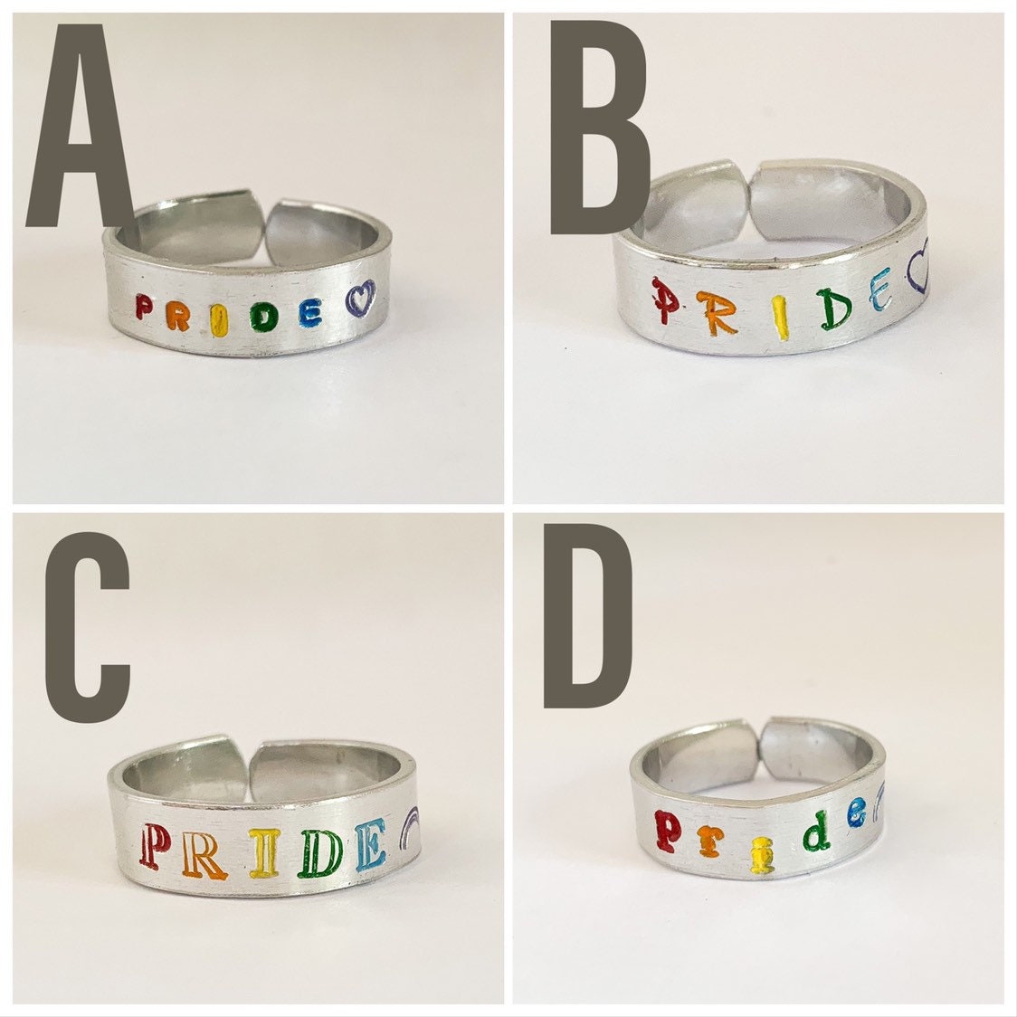 Trans Pride Ring Trans Flag Ring Transgender Pride | Etsy