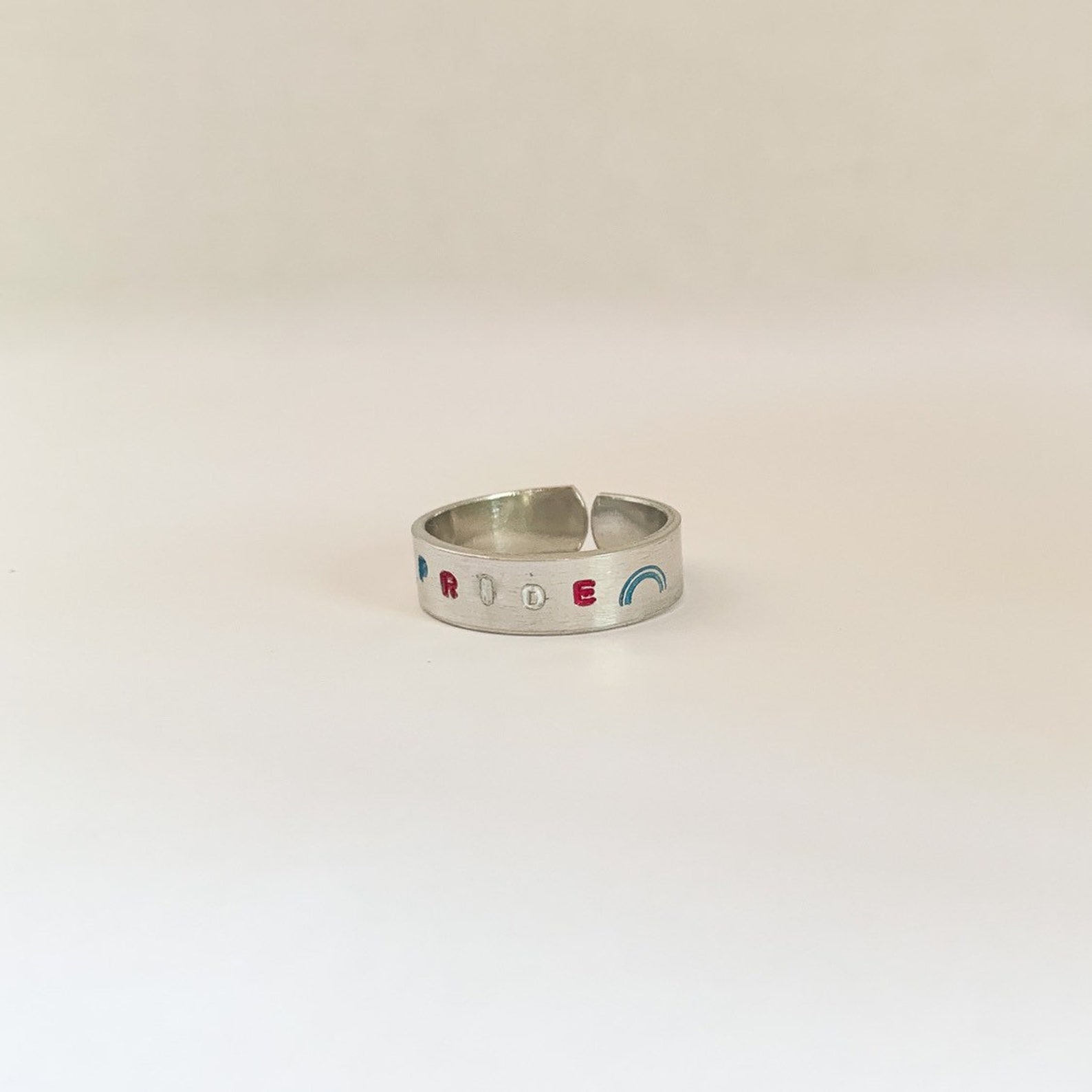 Trans Pride Ring Trans Flag Ring Transgender Pride - Etsy