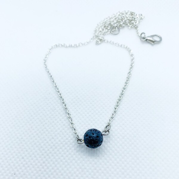 Lava Rock Diffuser Necklace - Etsy