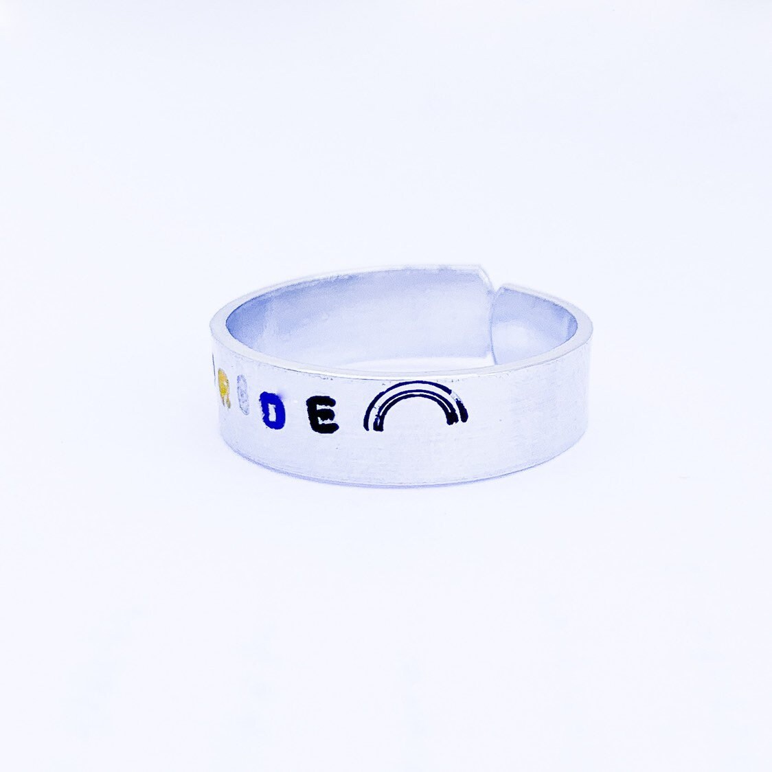Non-binary Pride Ring LGBTQIA Pride Pride Ring LGBT - Etsy UK