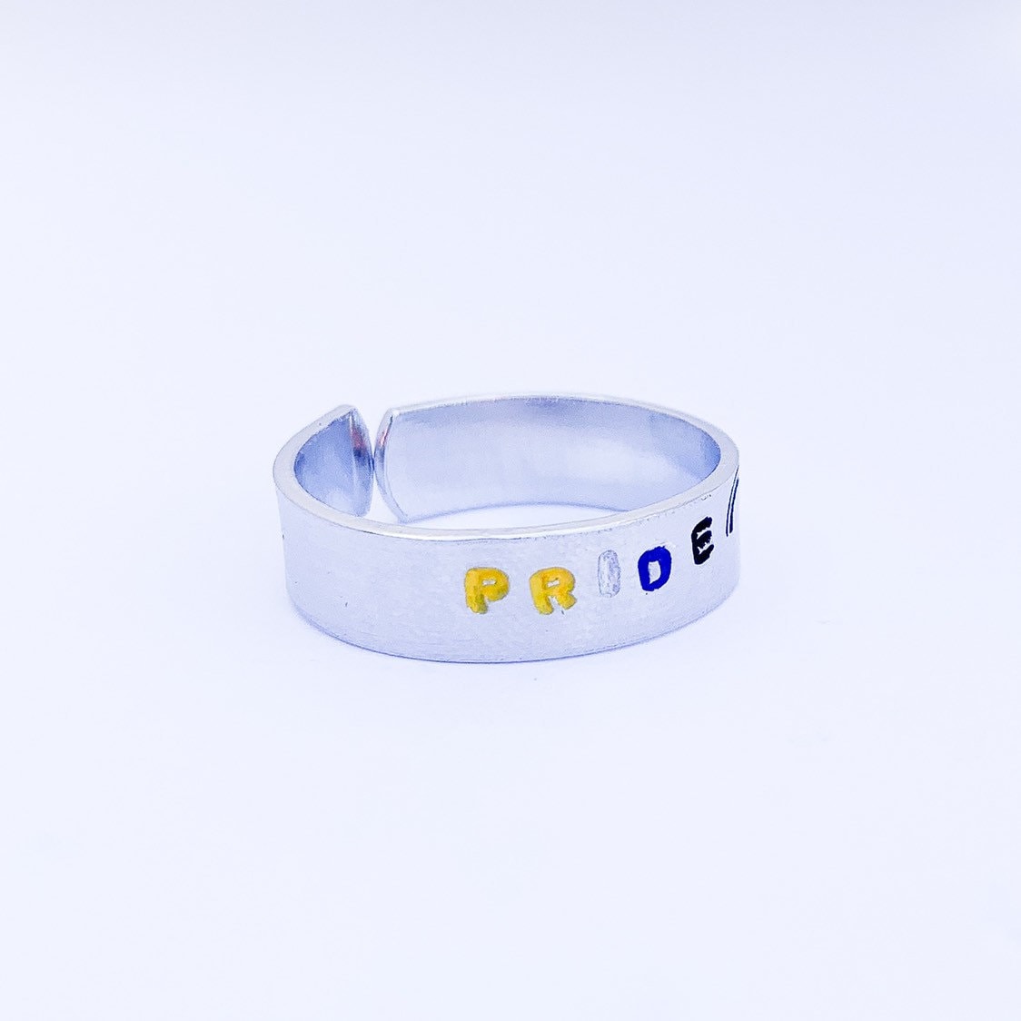Non-binary Pride Ring LGBTQIA Pride Pride Ring LGBT - Etsy UK