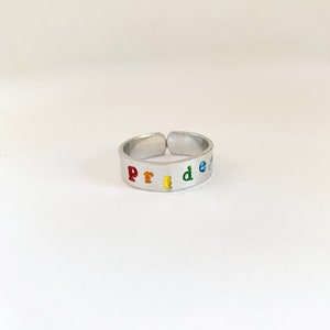 Bisexual Pride Ring Bi Pride Ring Bisexual Flag Ring Queer Ring Queer ...