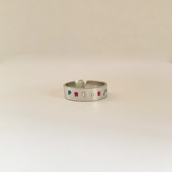 Trans Pride Ring Trans Flag Ring Transgender Pride | Etsy