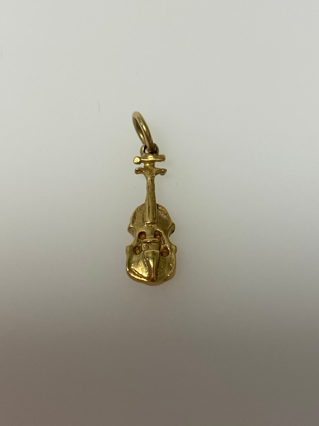 Vintage 14k Yellow Gold Cello Charm - Etsy