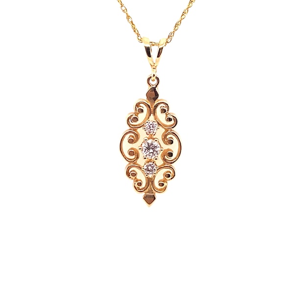 Filigree Pendant - Etsy