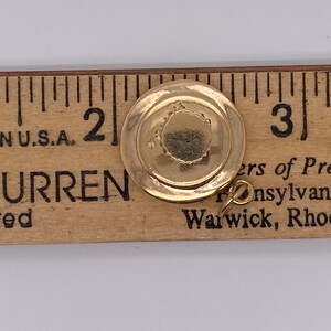 Vintage 14k Yellow Gold Roulette Wheel Charm - Etsy