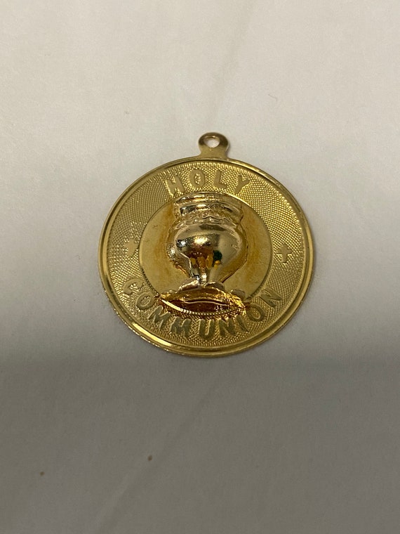 Vintage 14k Yellow Gold Holy Communion Charm | Etsy