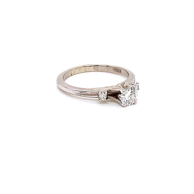 Vintage 1960s Diamond Engagement Ring With High Setting .38ct - Etsy