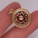 Vintage 14k Yellow Gold Roulette Wheel Charm - Etsy