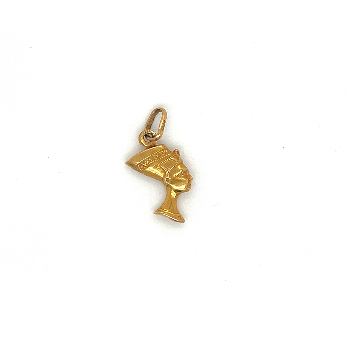 Vintage 18k Yellow Gold Cleopatra Egyptian Charm Pendant - Etsy