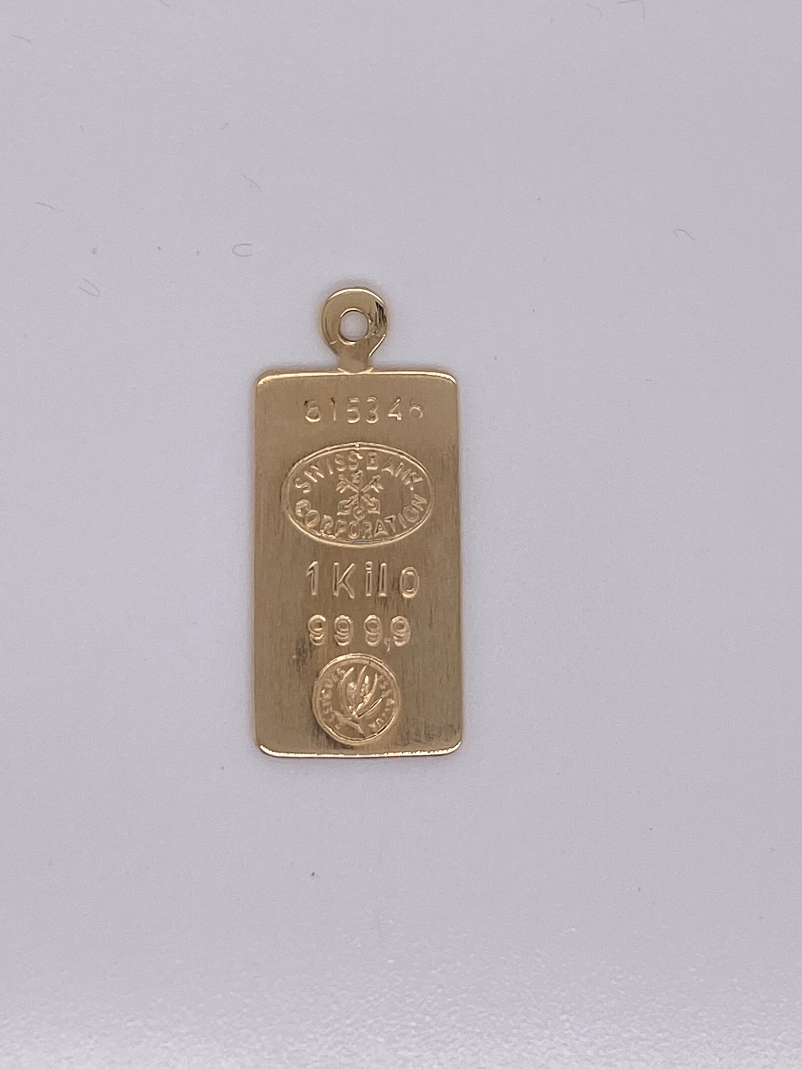 Vintage 14k Yellow Gold Replica Swissbank 1 Kilo Gold Charm - Etsy UK
