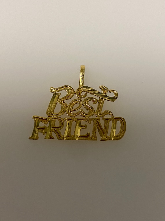 Vintage best friend charm - Gem