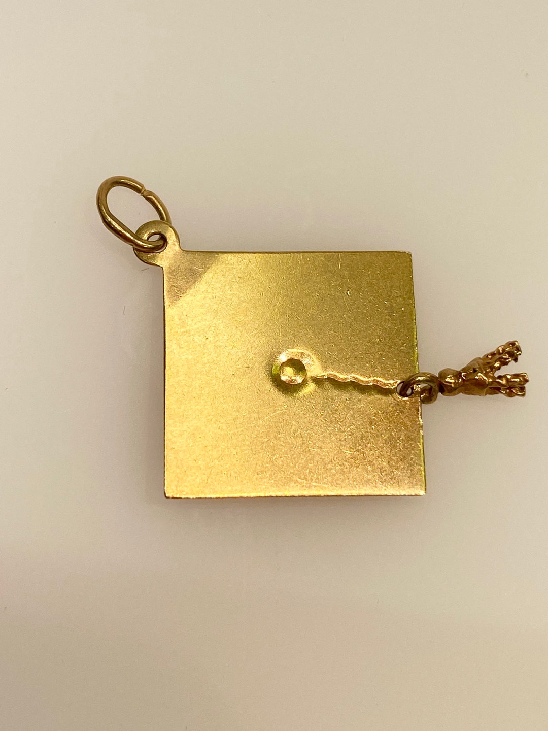 Vintage 14k Yellow Gold Graduation Cap With Tassel Charm - Etsy