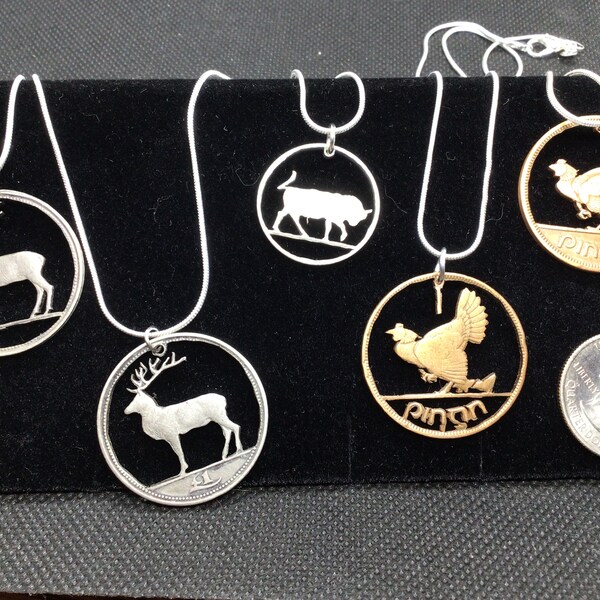 Hand Cut Coin - Etsy