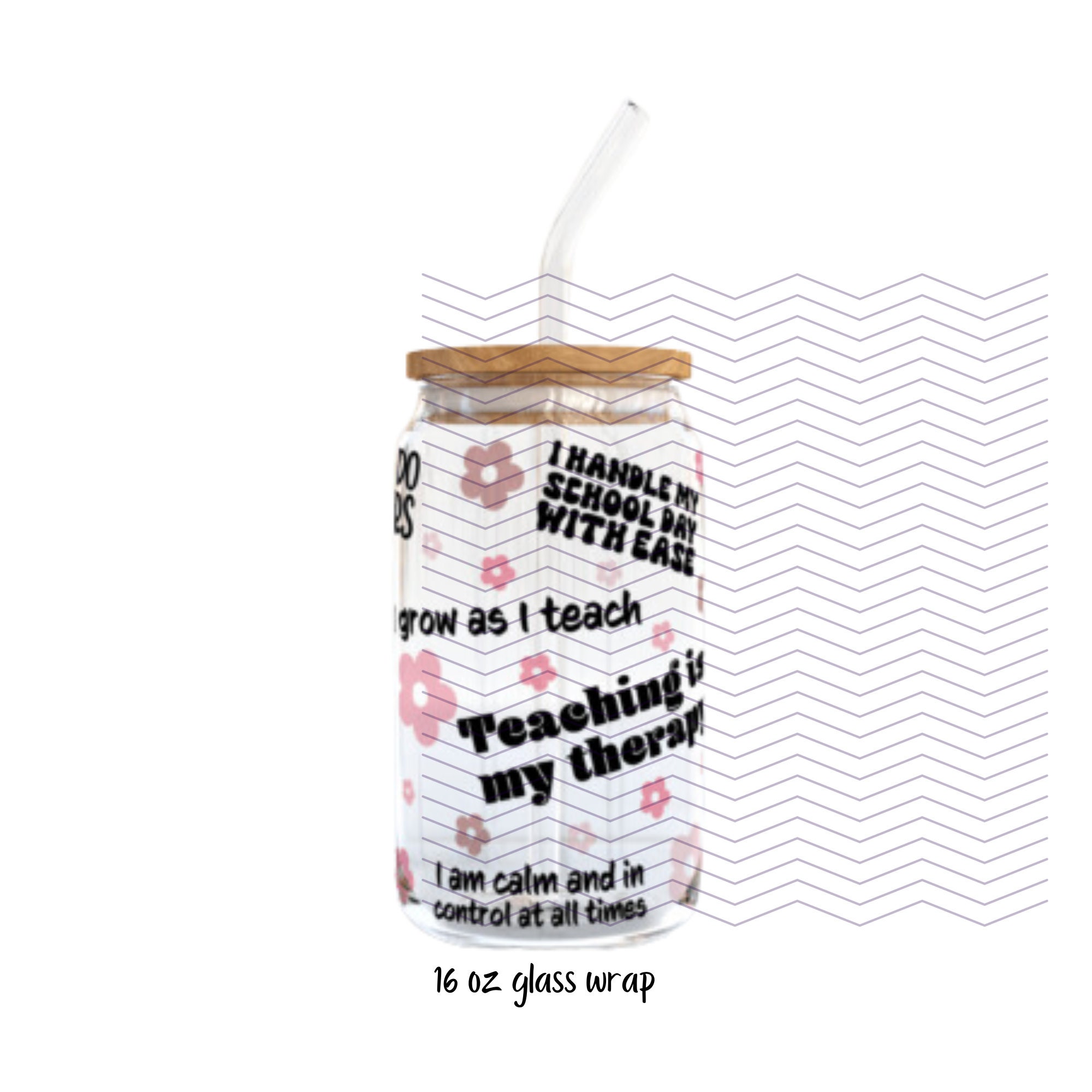 Teacher Glass Can Svg Bundle, Libbey 16 Oz Can Wrap Svg, Retro Teacher ...