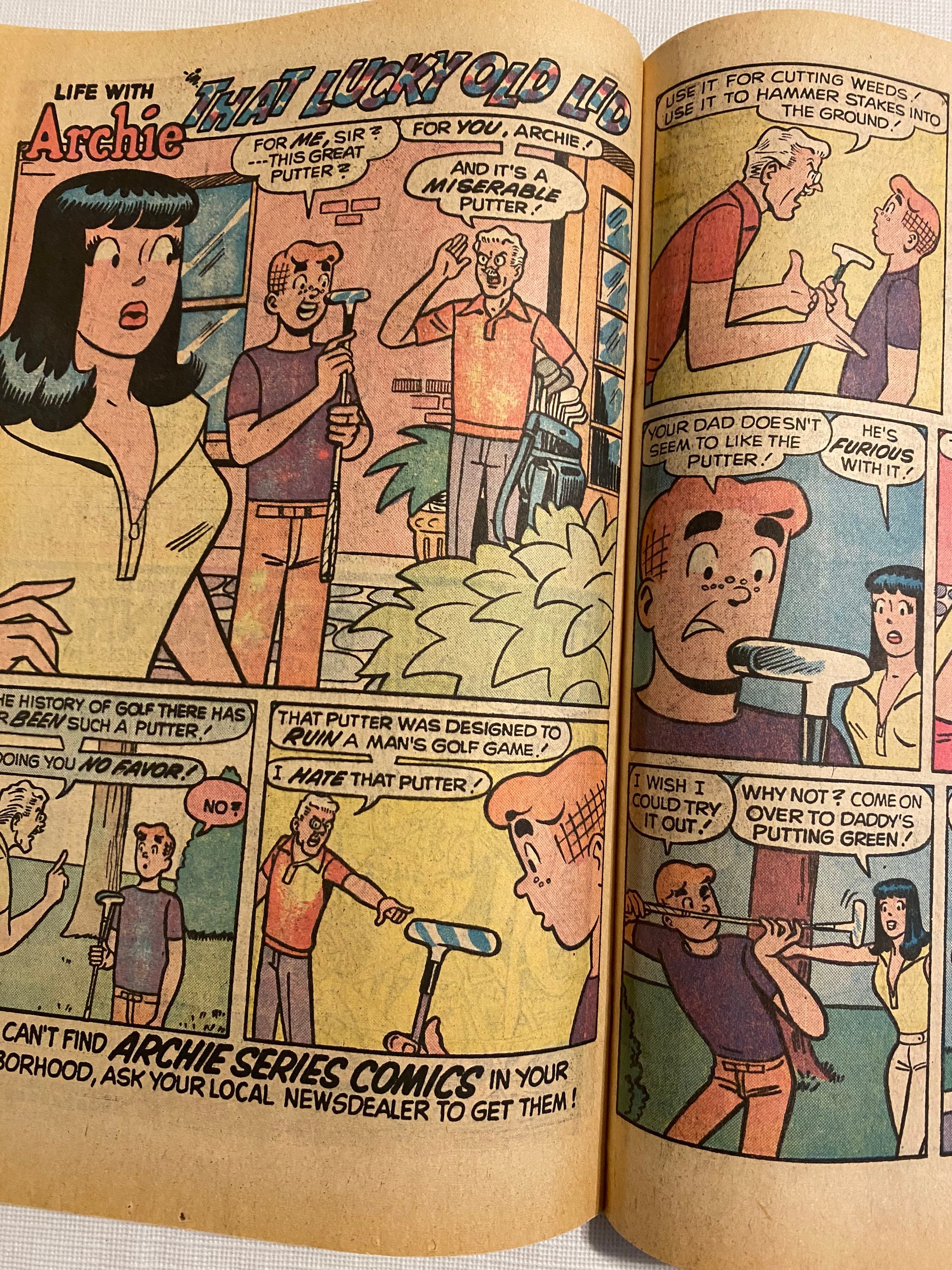 Vintage Archie Comic Book Life With Archie 1975 Archie Series No. 163 ...