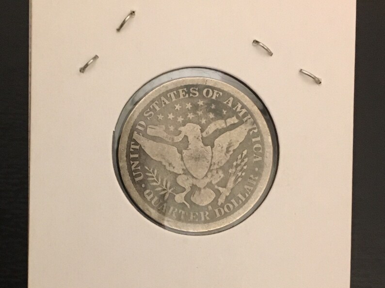 1894 Barber Quarter Dollar Coin; 25 Cents - Rare - Etsy