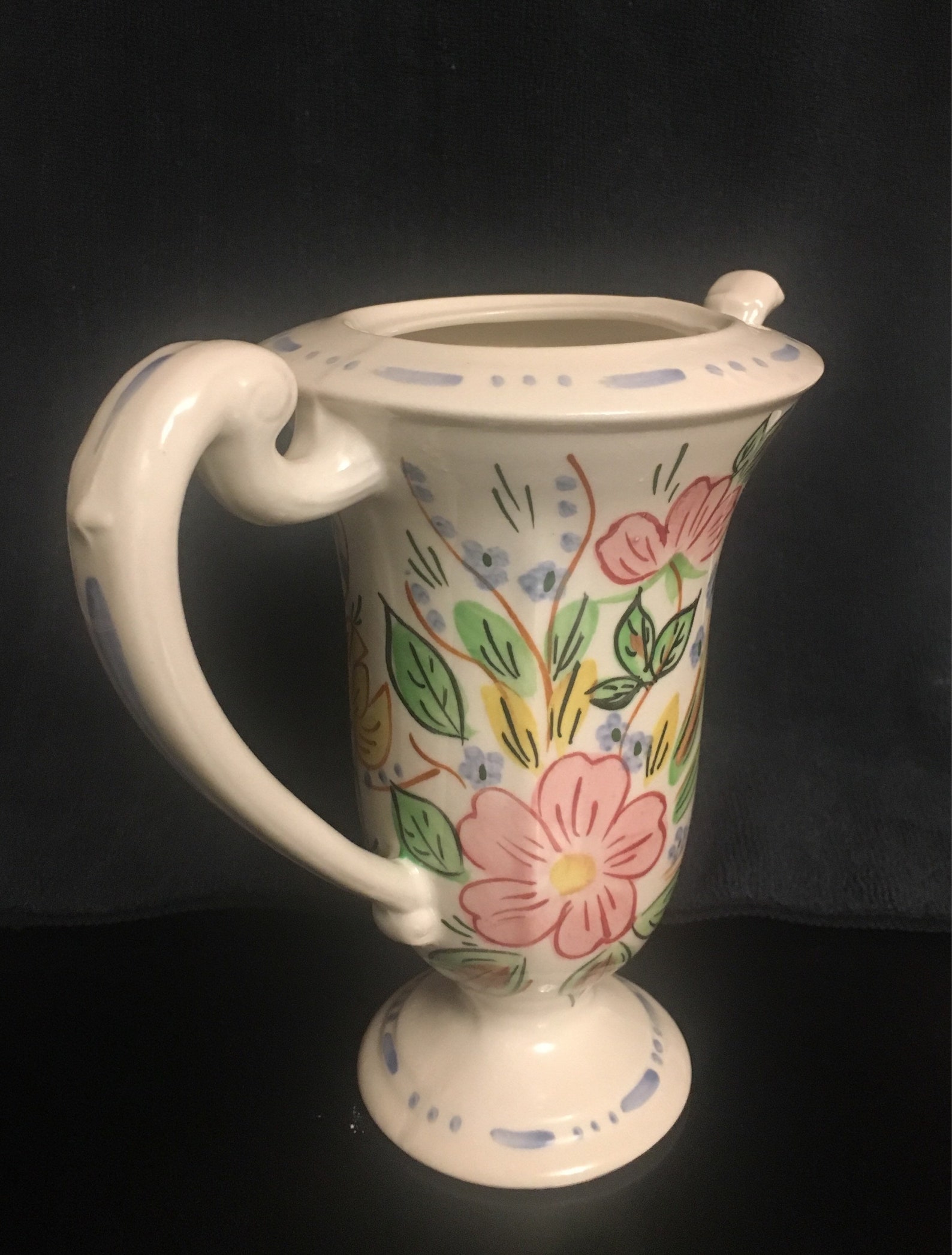Vintage Authentic Blue Ridge Southern Potteries Tea Pot/ Pitcher - Etsy