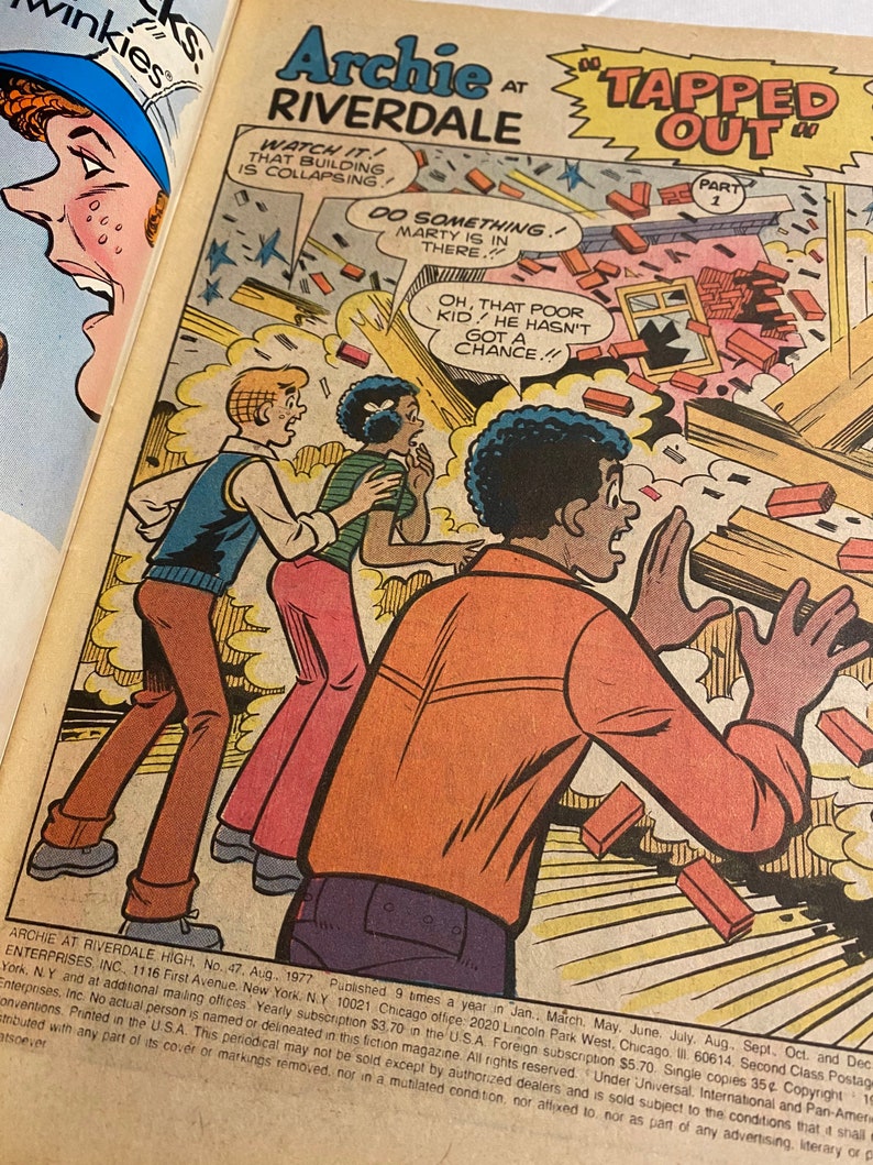 Vintage Archie Comics; Archie at Riverdale High 35 Cent Comic Book - Etsy