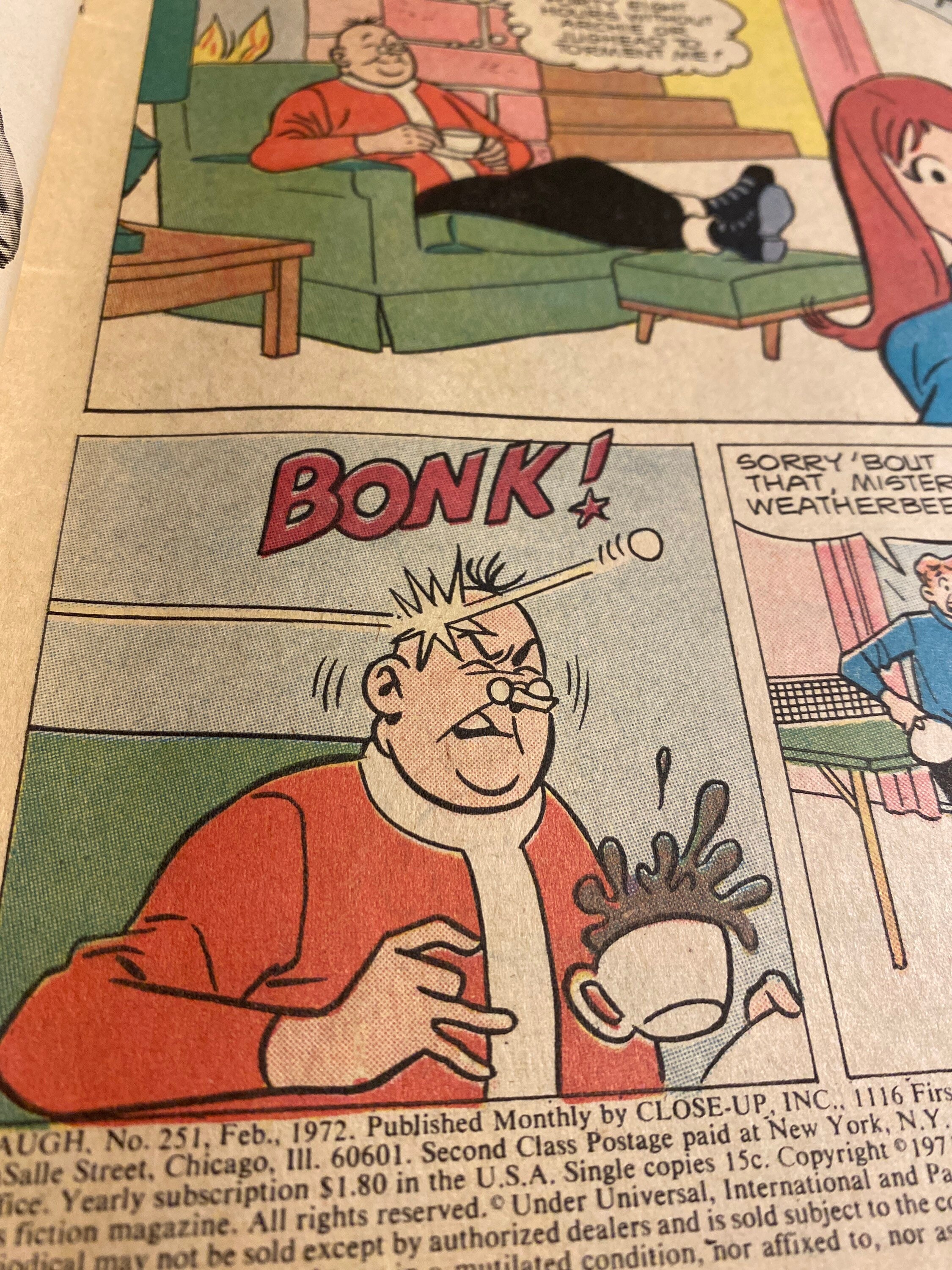 Archie Laugh Comic Book 1972 Archie Series No. 251 Vintage Archie Laugh ...