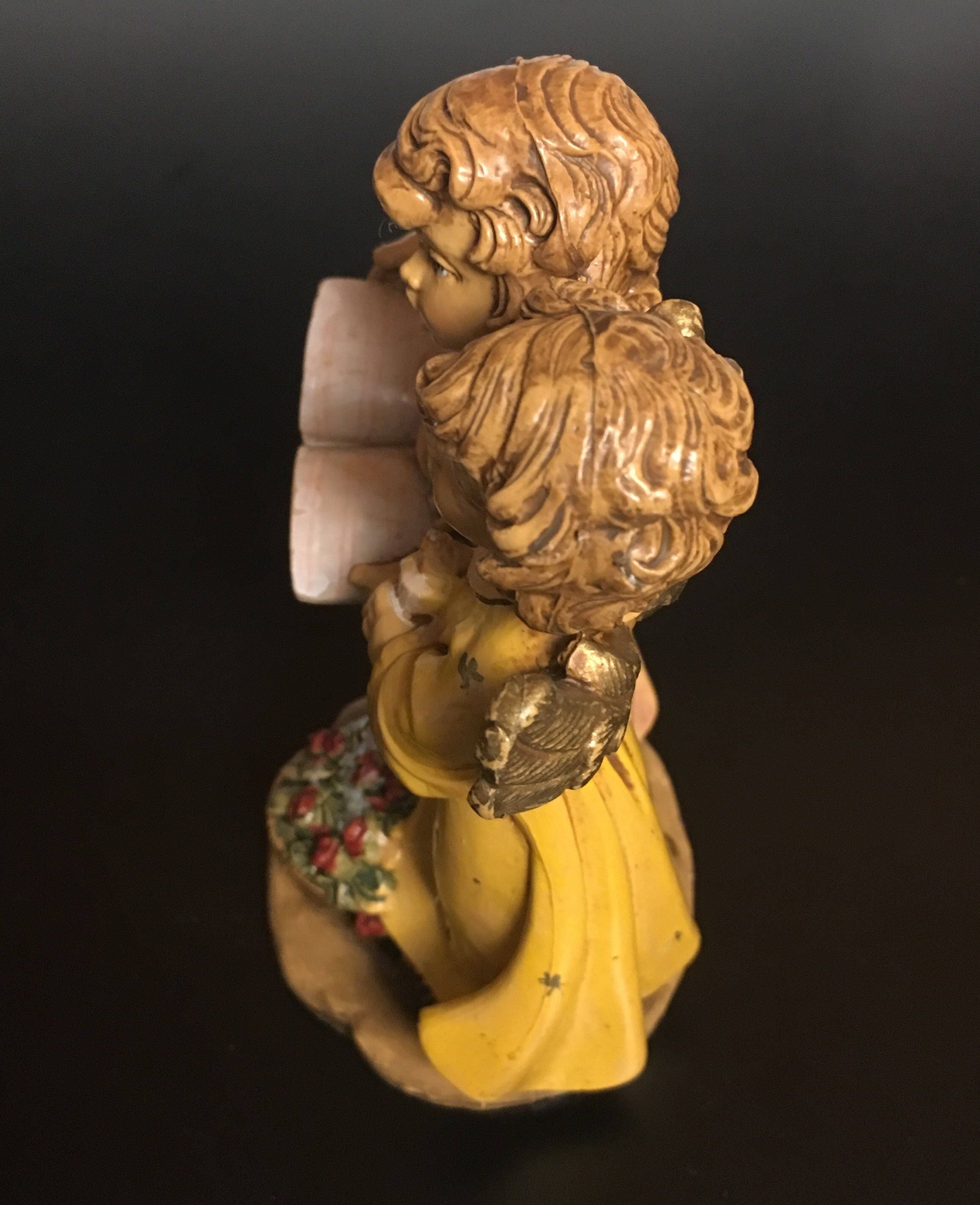 Decorative Italian Angel Figurines ; Vintage Cherub Angels - Set of 2 ...