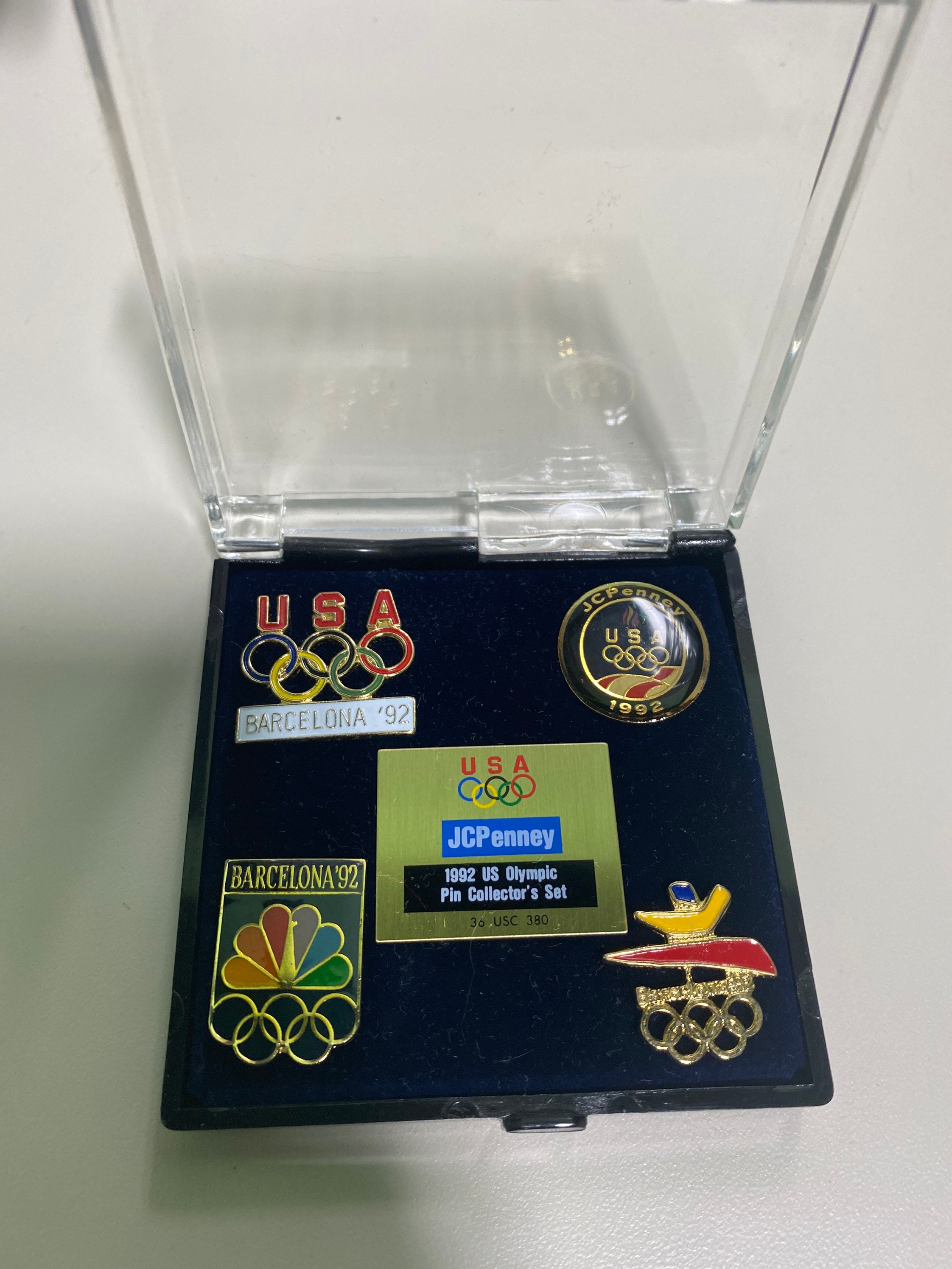 1992 Olympic Pin Set Vintage Olympics Brooch US Winter | Etsy