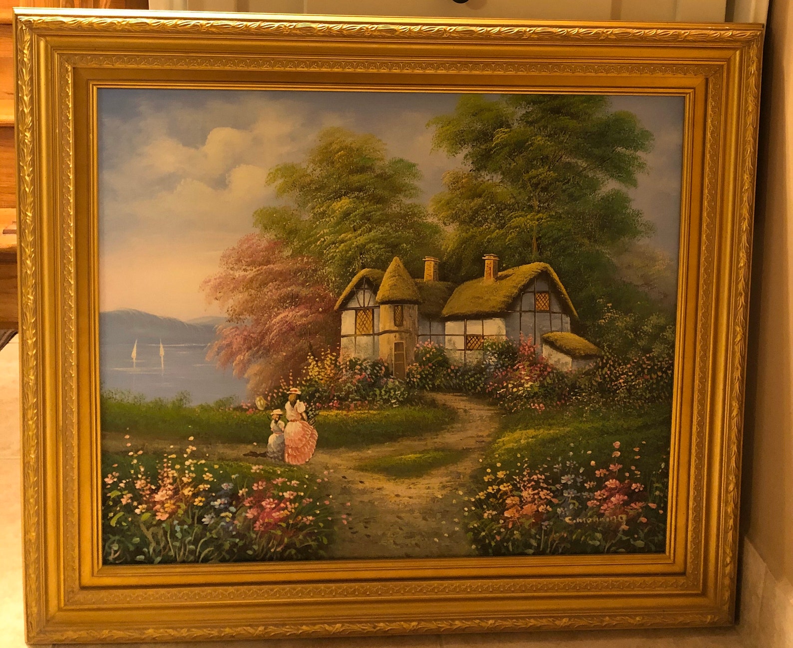 C Manning Signed Original Oil Painting Framed | Etsy