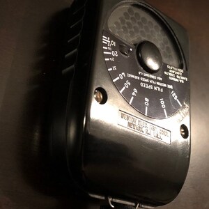 Weston Direct Reading Exposure Meter With Leather Case; Vintage Weston ...