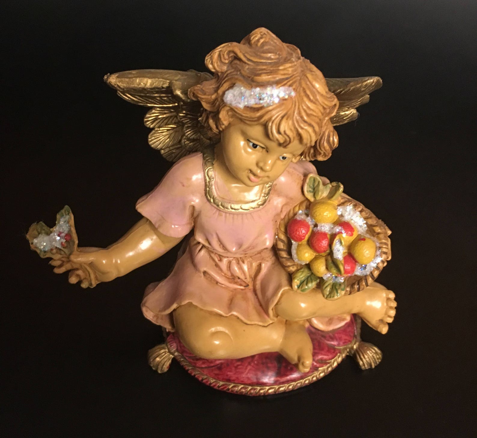 Decorative Italian Angel Figurines ; Vintage Cherub Angels - Set of 2 ...