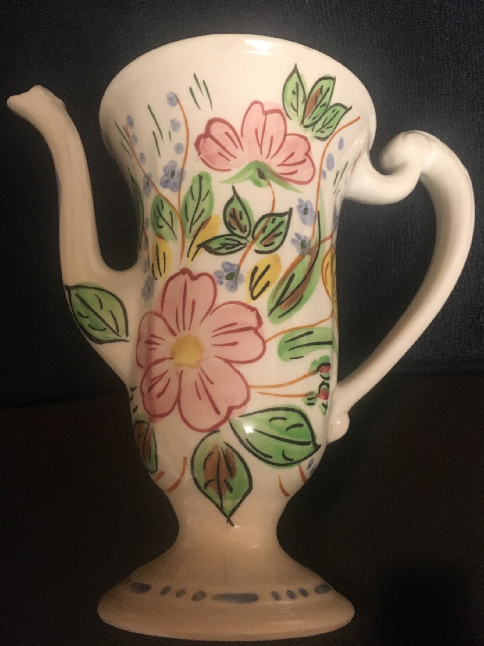 Vintage Authentic Blue Ridge Southern Potteries Tea Pot/ Pitcher - Etsy